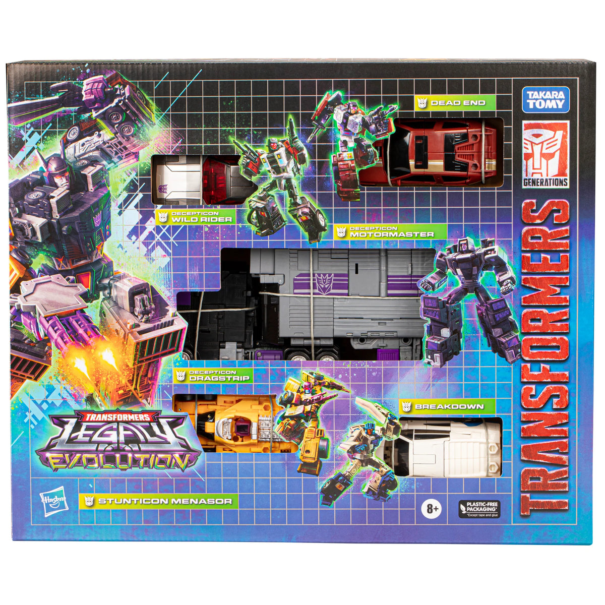 Transformers Generations Legacy Evolution: G1: Giftset - Stunticon Men ...
